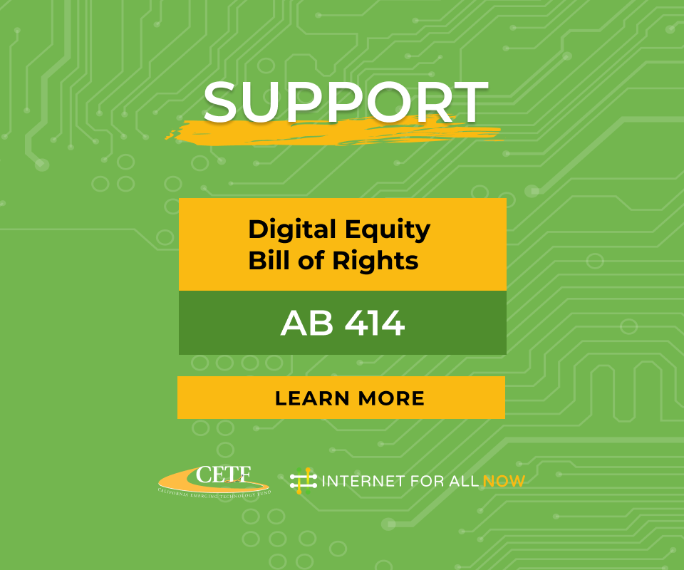 Internet for All Now: Bridging the Digital Divide in California
